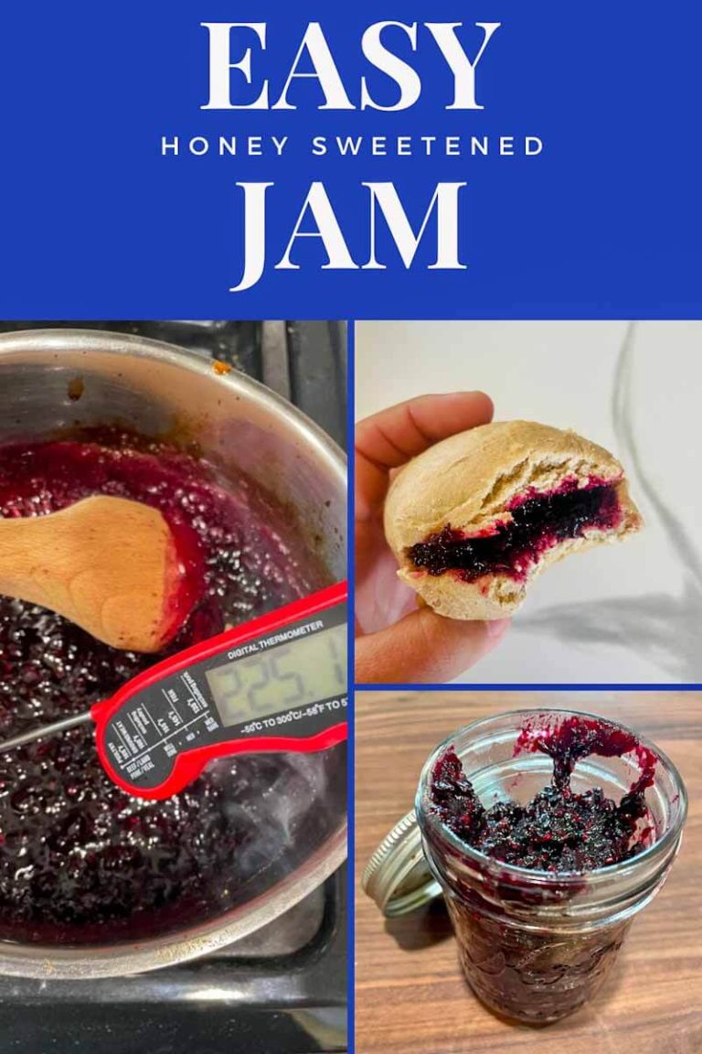 easy, honey sweetened jam - Arda Acres
