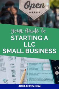 how to create an LLC and start a business - Arda Acres